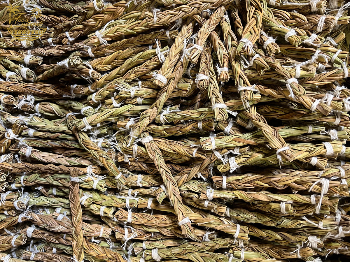 Sweetgrass Braid Smudge Stick 4 Inch - FAIZA NATURALS – FAIZA NATURALS ...
