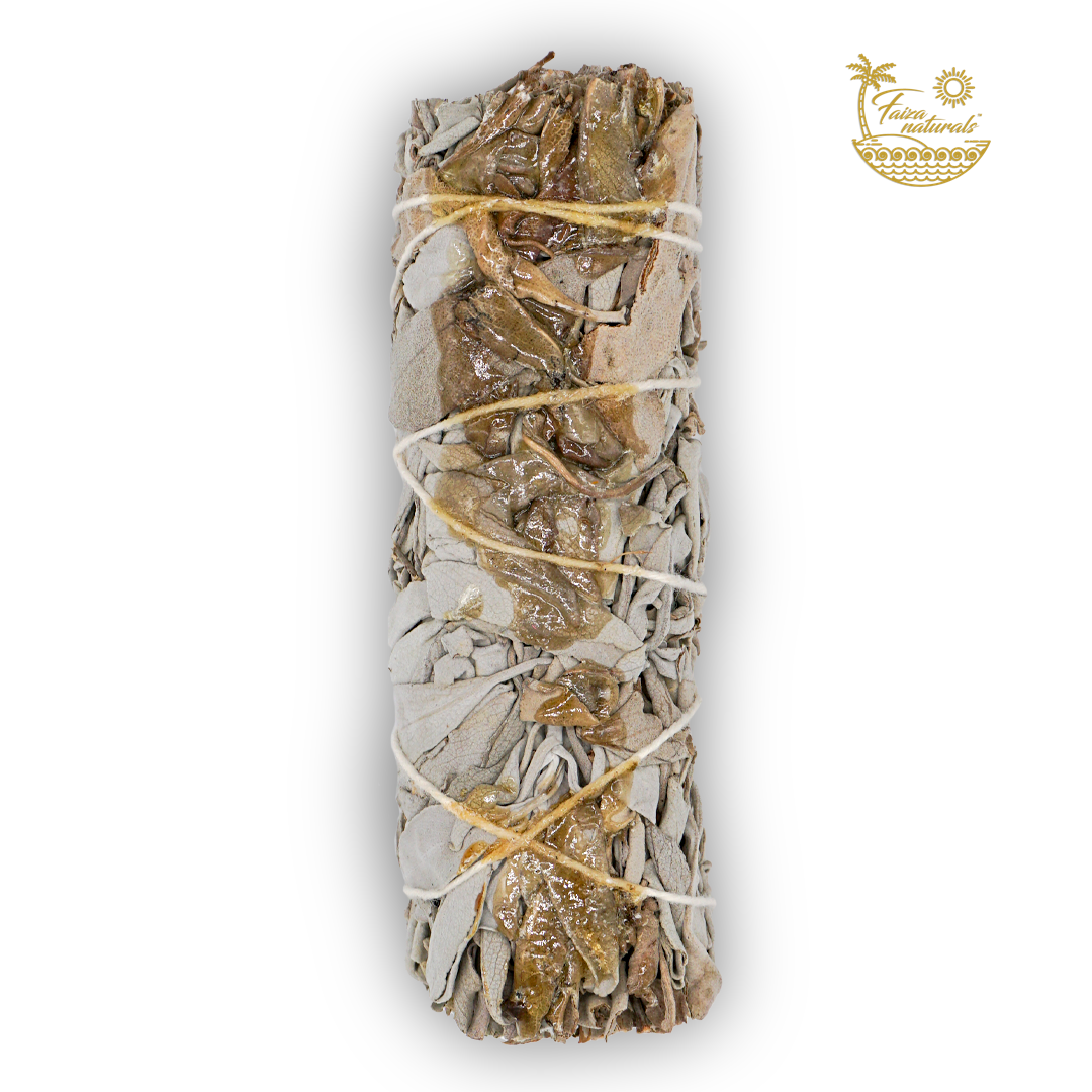 Copal Resin White Sage Smudge Stick Bundles - Faiza Naturals – FAIZA ...