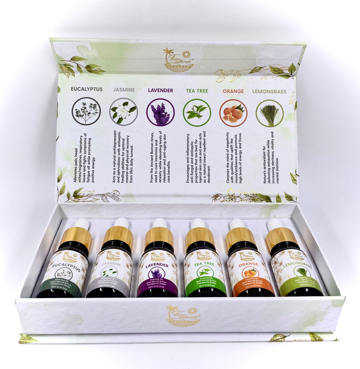 Pure Essential Oils 6 Pack - Faiza Naturals – FAIZA NATURALS