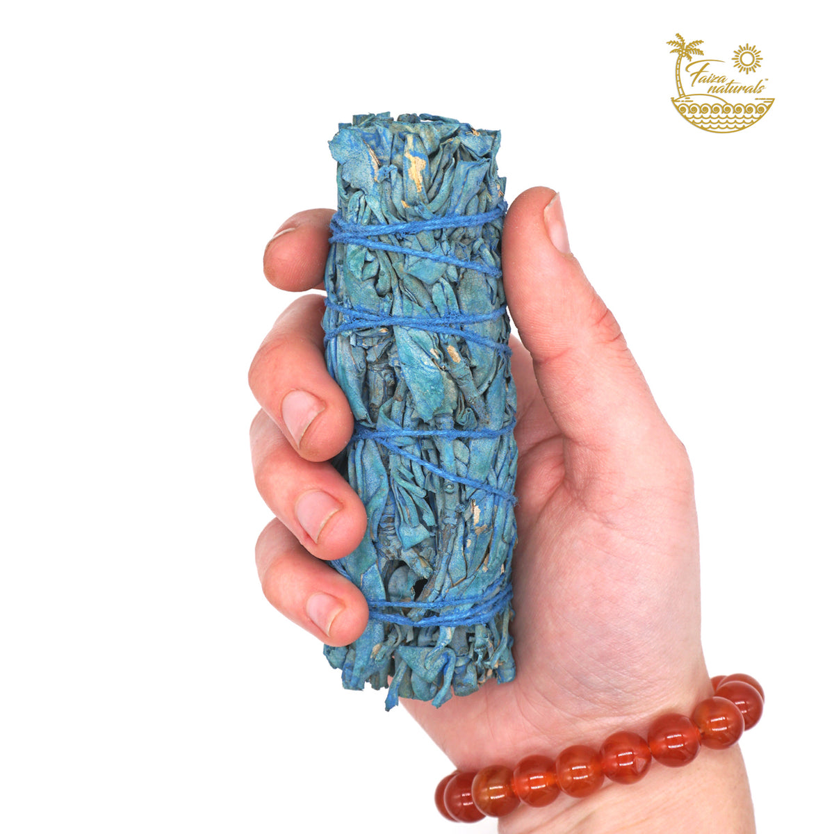 Nag Champa White Sage Smudge Stick - Faiza Naturals – FAIZA NATURALS